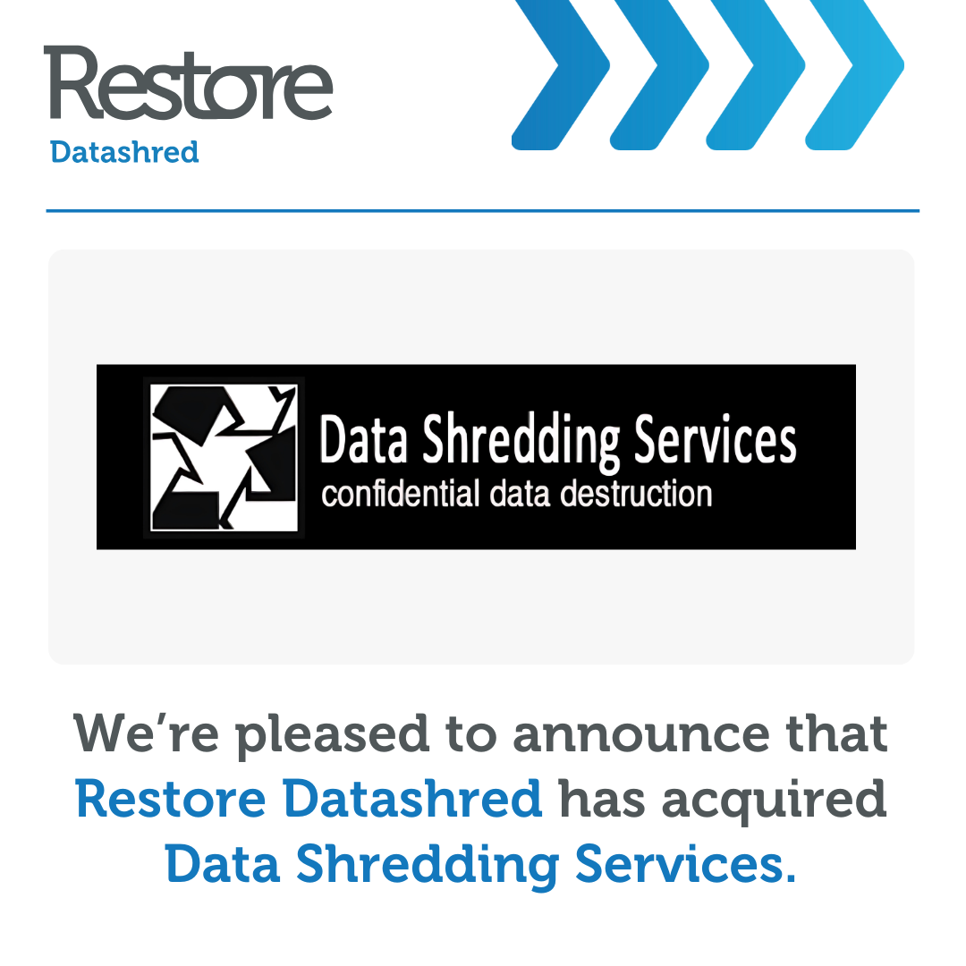 Data Shredding Services Ltd Now Part of Restore Datashred